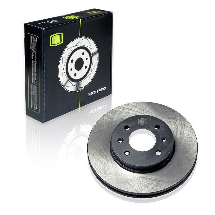 Диск тормозной передний для автомобиля Hyundai, TRIALLI DF 073203 (2 шт.)