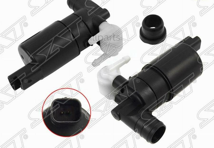 SAT ST-643475 Насос омывателя Citroen C4 04-11 / Peugeot 308 07-15