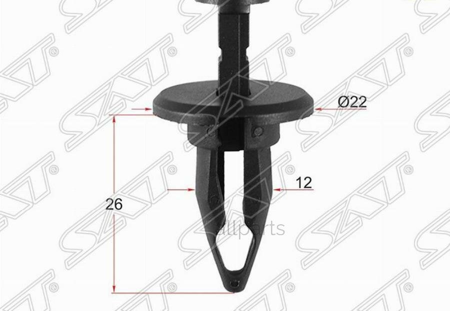 SAT ST-M10846 Клипса подкрылка GM (Продажа по 10шт)