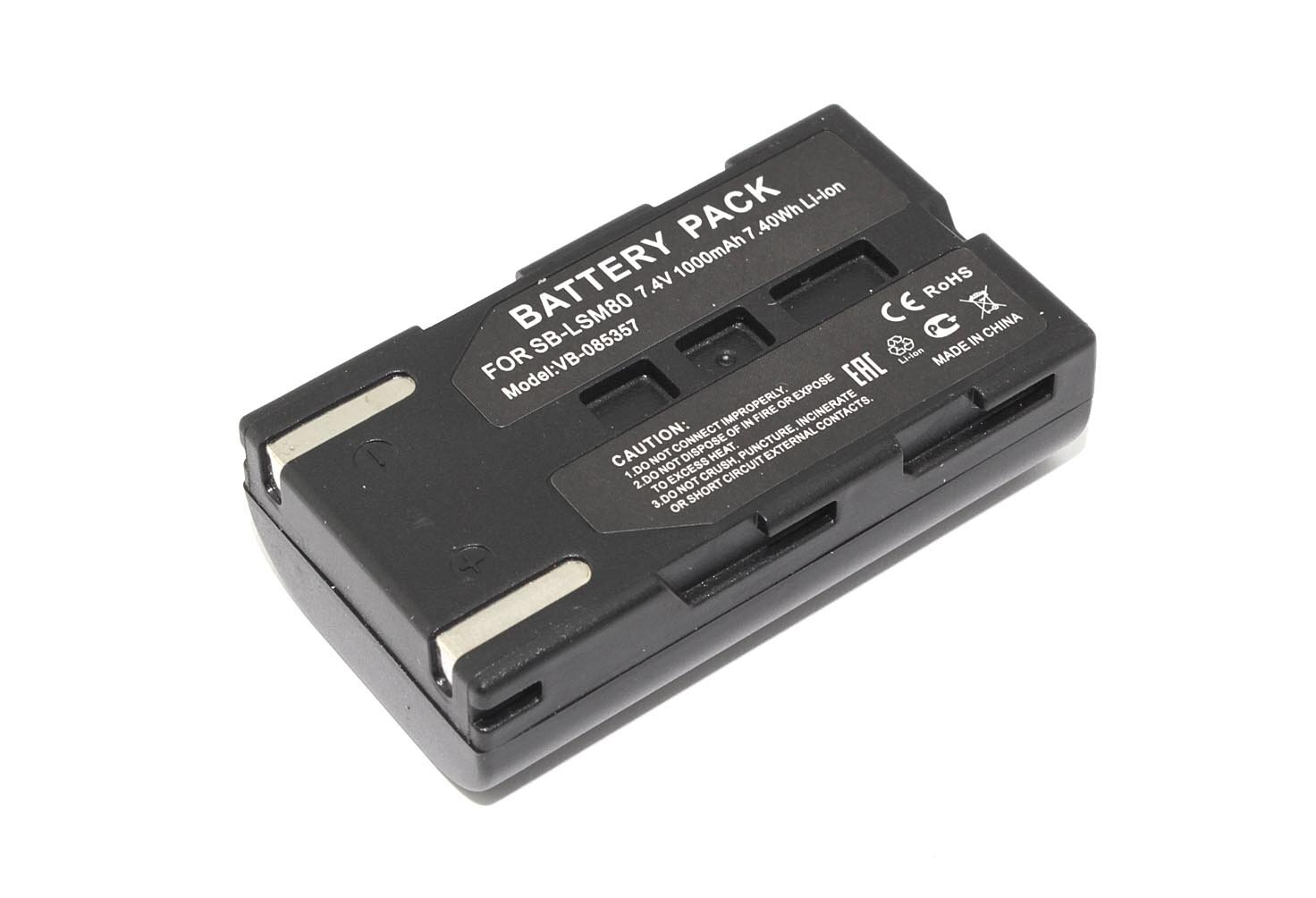 Аккумуляторная батарея для фото и видеокамеры Samsung SC-D263 (SB-LSM80) 7,4V 1000mAh Li-ion