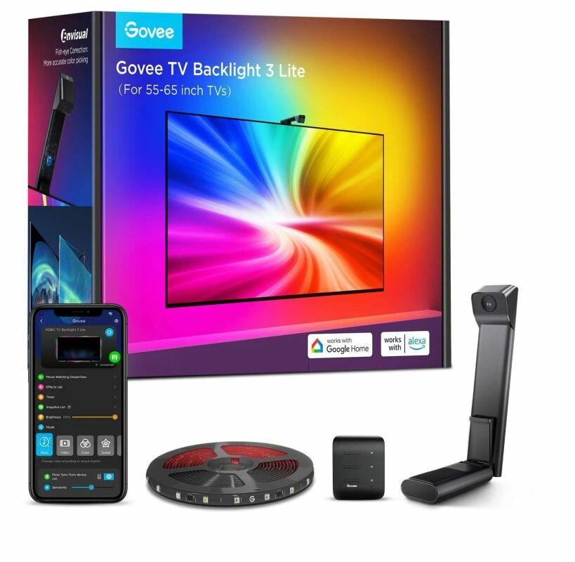 Подсветка Govee 3 Lite Backlight для телевизора 55-65", черный