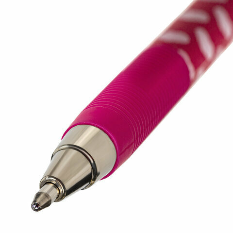 Ручка шариковая юнландия "HEARTS", синяя, SOFT TOUCH покрытие, узел 0,7 мм, линия письма 0,35 мм, 143729