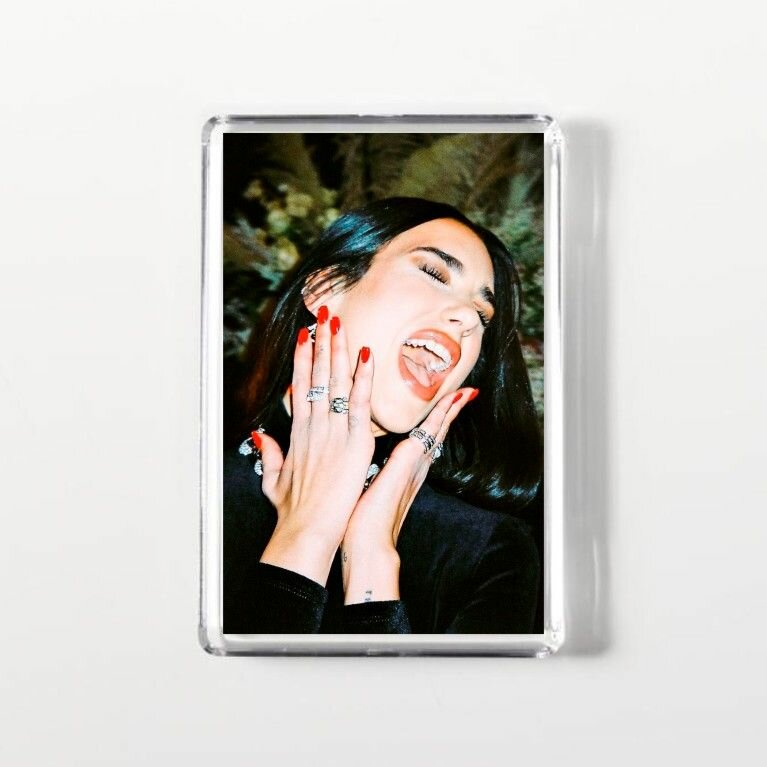 Магнит акриловый прямоугольный AnimaShop Дуа Липа, Dua Lipa - 0007