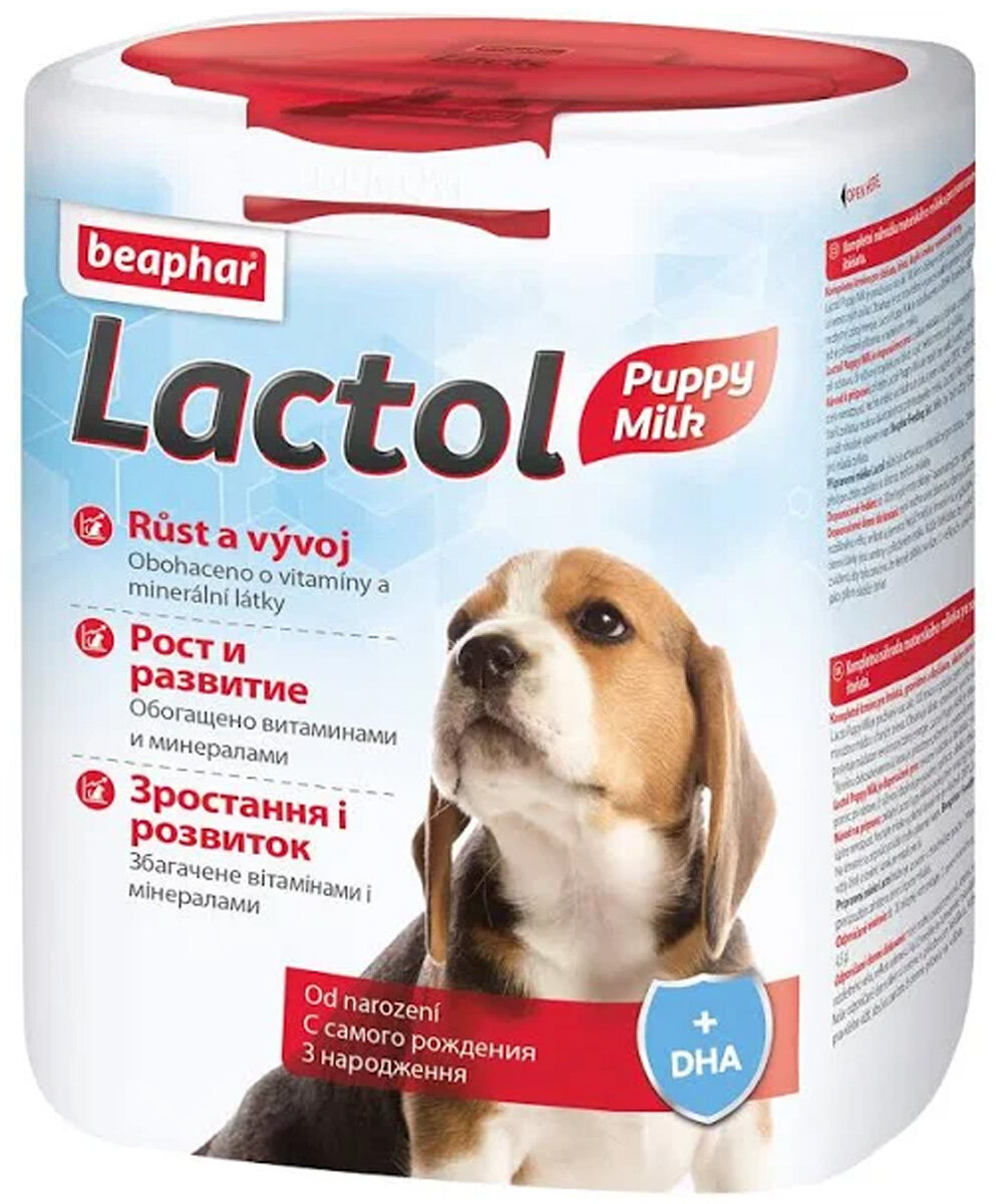 BEAPHAR LACTOL PUPPY MILK молочная смесь для щенков 500 гр