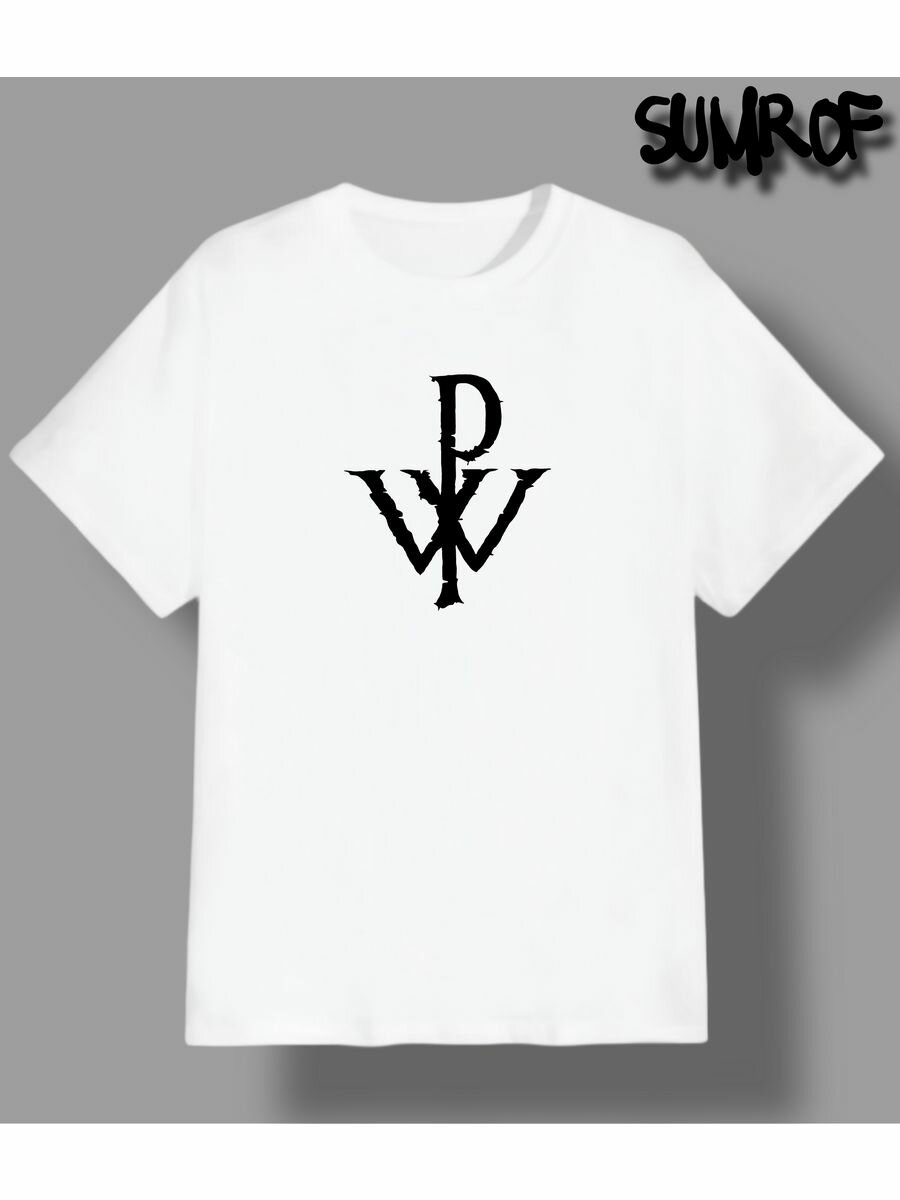 Футболка с надписью powerwolf группа