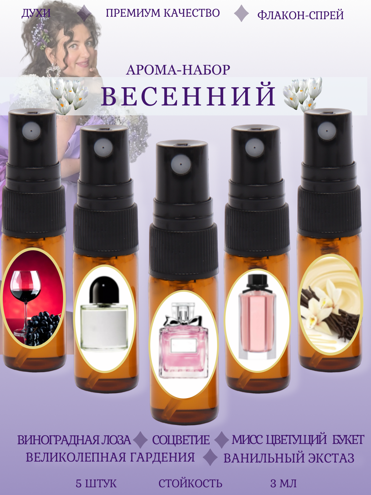 Набор масляных духов Весенний