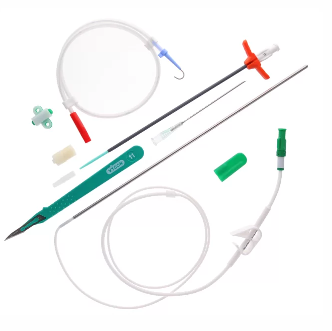 Vygon Broviac Lifecath Педиатрический катетер с подкожной манжетой, тип Бровиак (2191.506, 5 Fr, с расщепляемым дилятатором)