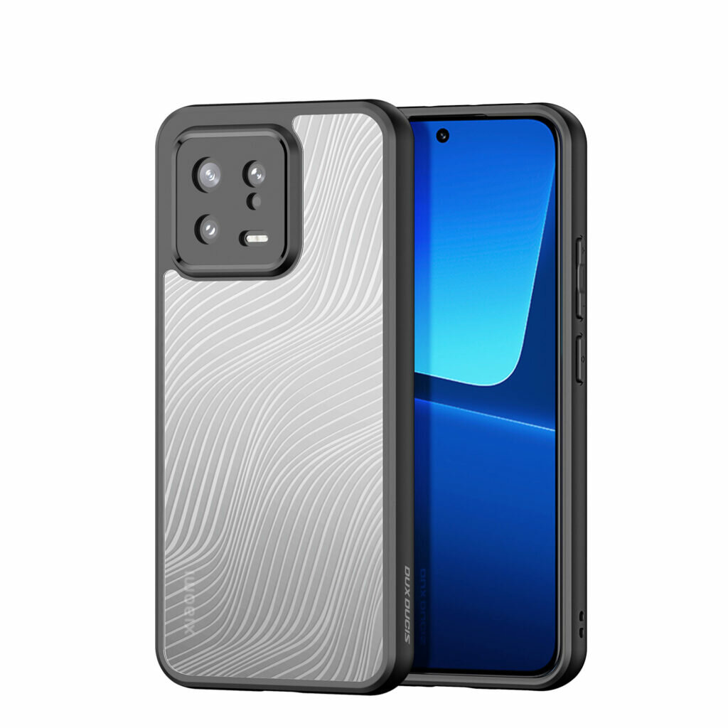 Чехол-накладка Dux Ducis для Xiaomi 13, Aimo series, акриловый с черным бортом и защитой камеры