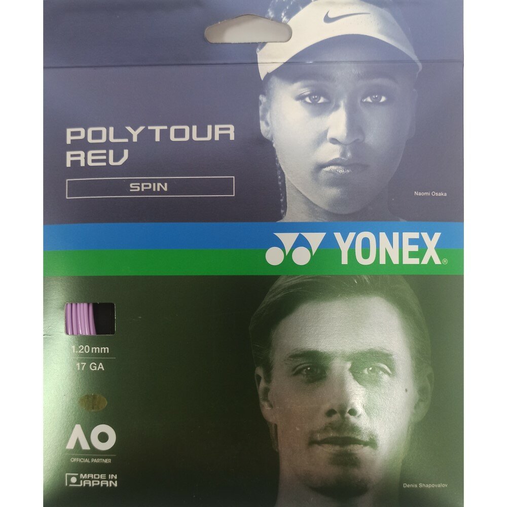 Струны теннисные Yonex POLY TOUR REV SPIN PURPLE (1.2мм / 12м)