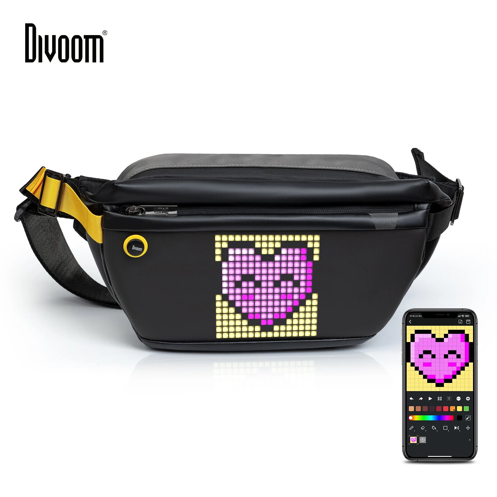 Сумка-слинг Divoom Pixoo — фото 1