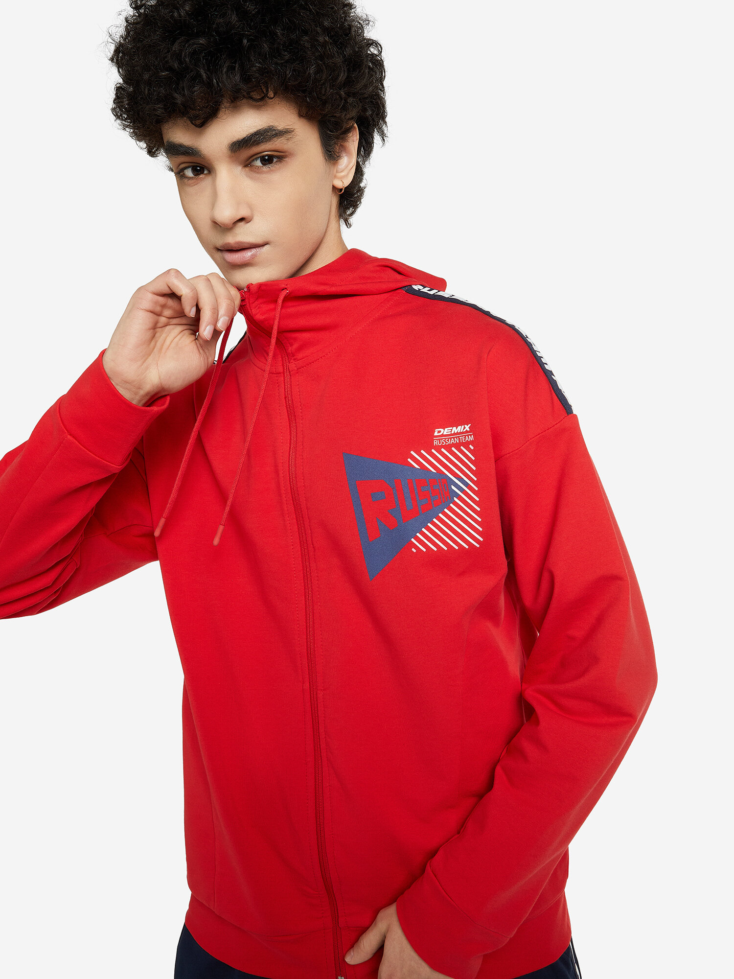 Толстовка M D Russian Team hooded full zip