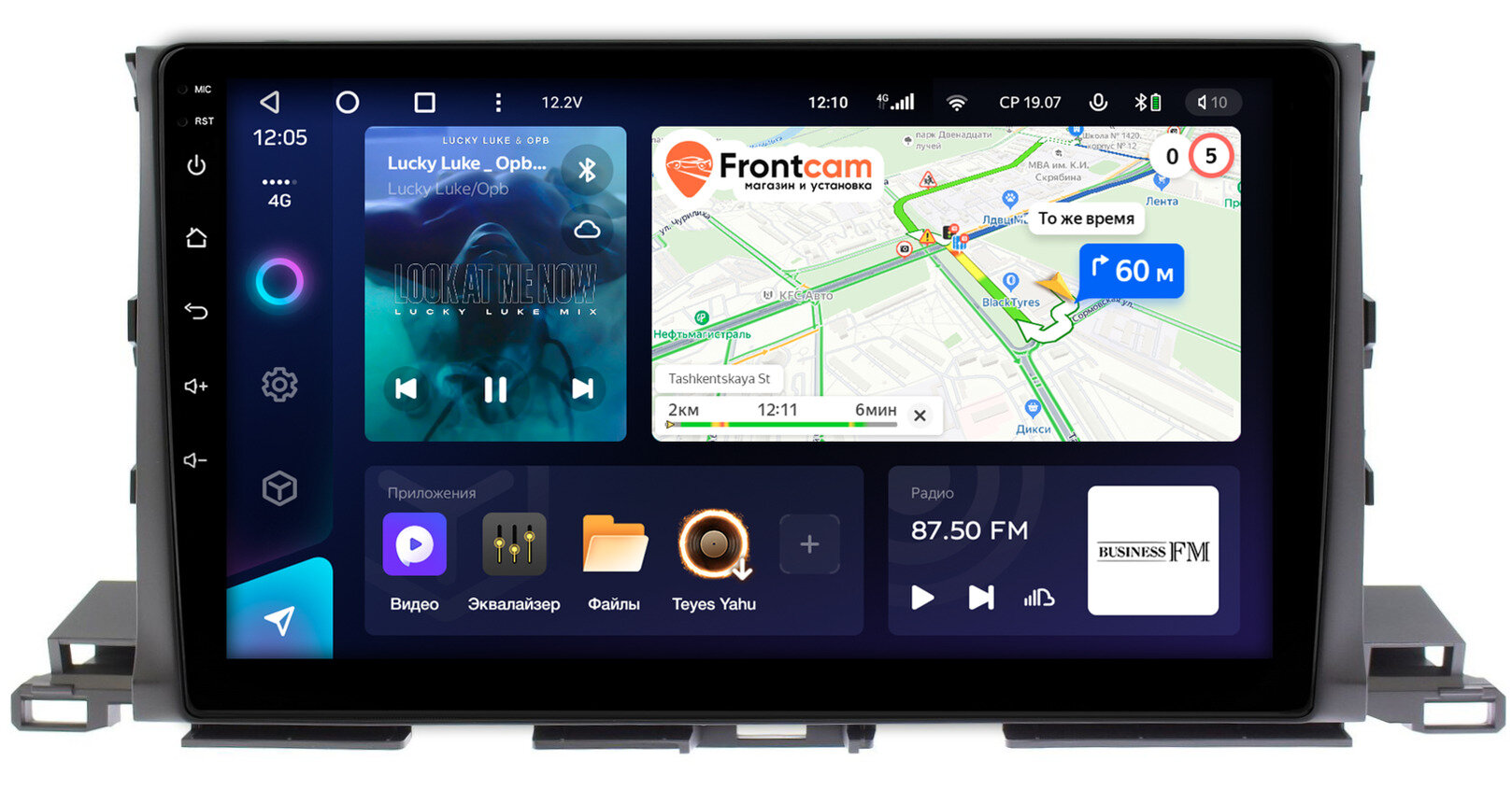Штатная магнитола Toyota Highlander 3 (U50) 2013-2019 Teyes CC3L 4/64 10" RM-1035 Android 10 (4G-SIM, DSP, IPS)