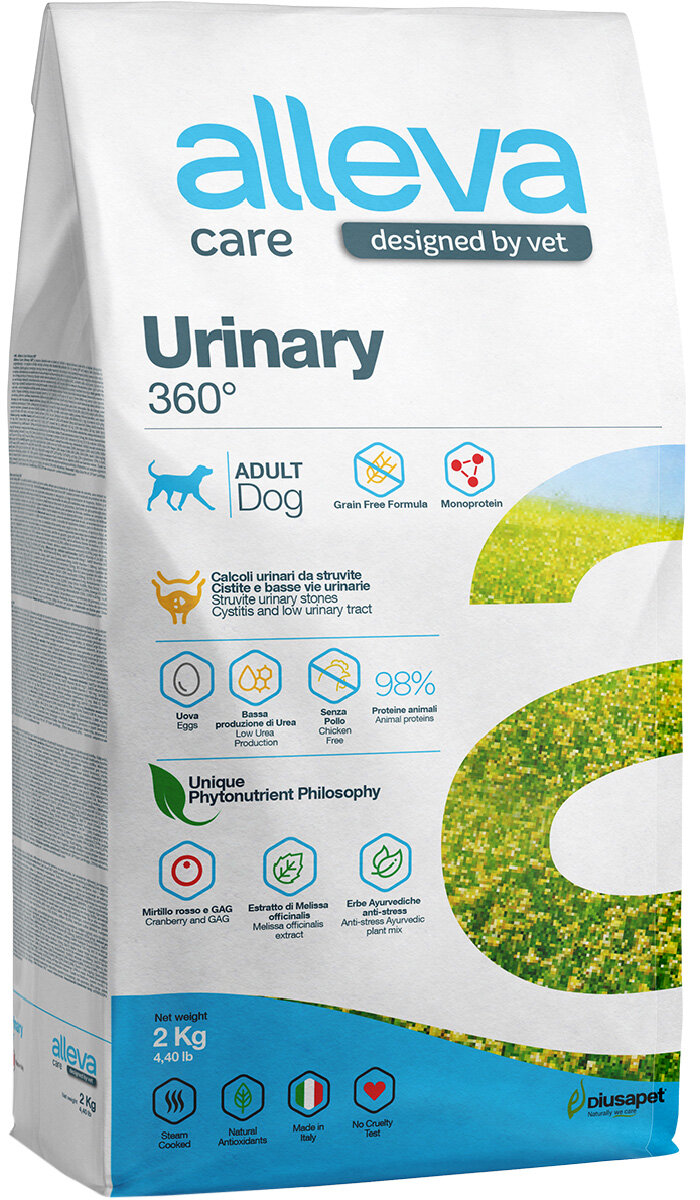 ALLEVA CARE ADULT DOG URINARY 360˚для взрослых собак при мочекаменной болезни NEW