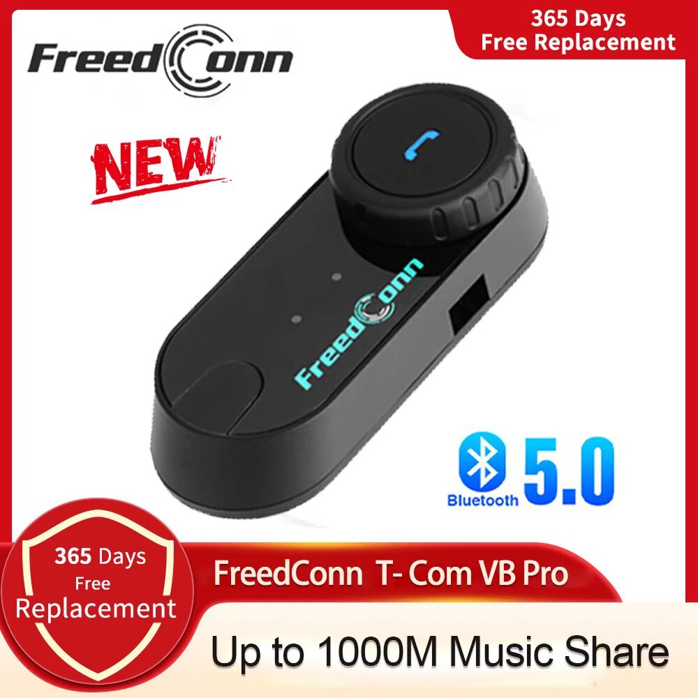 Мотогарнитура Freedconn С Bluetooth 5.0, Системой Интеркома И Поддержкой FM-музыки Для 6 One Set