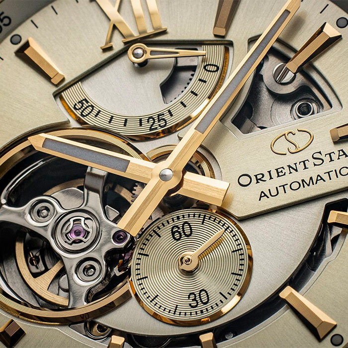 Наручные часы ORIENT Contemporary, золотой, бежевый, серебряный — фото 1