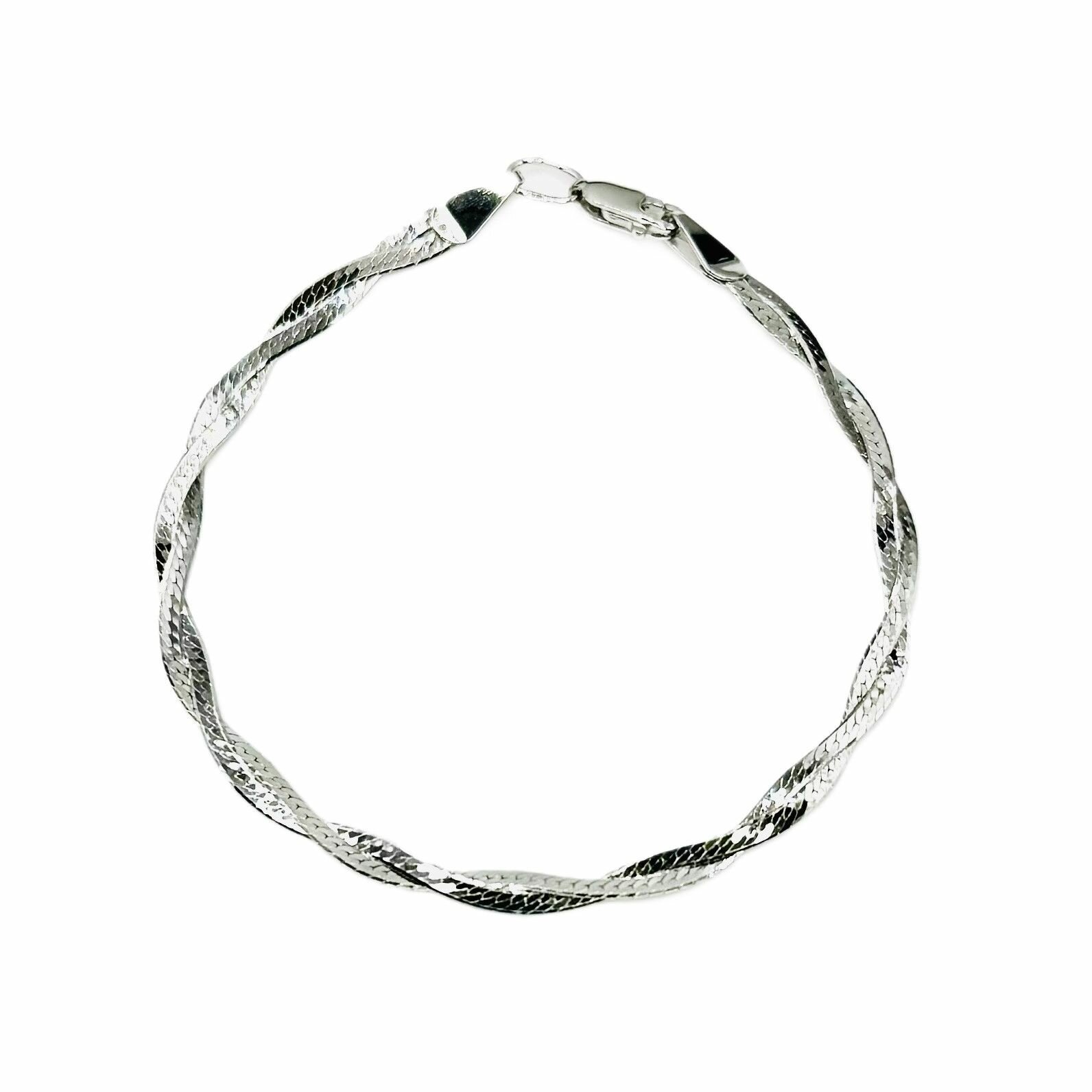 Браслет, серебро, 925 проба, родирование