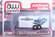Модель коллекционная AUTO WORLD Trailer squarebody usa, white silver (длина моде...