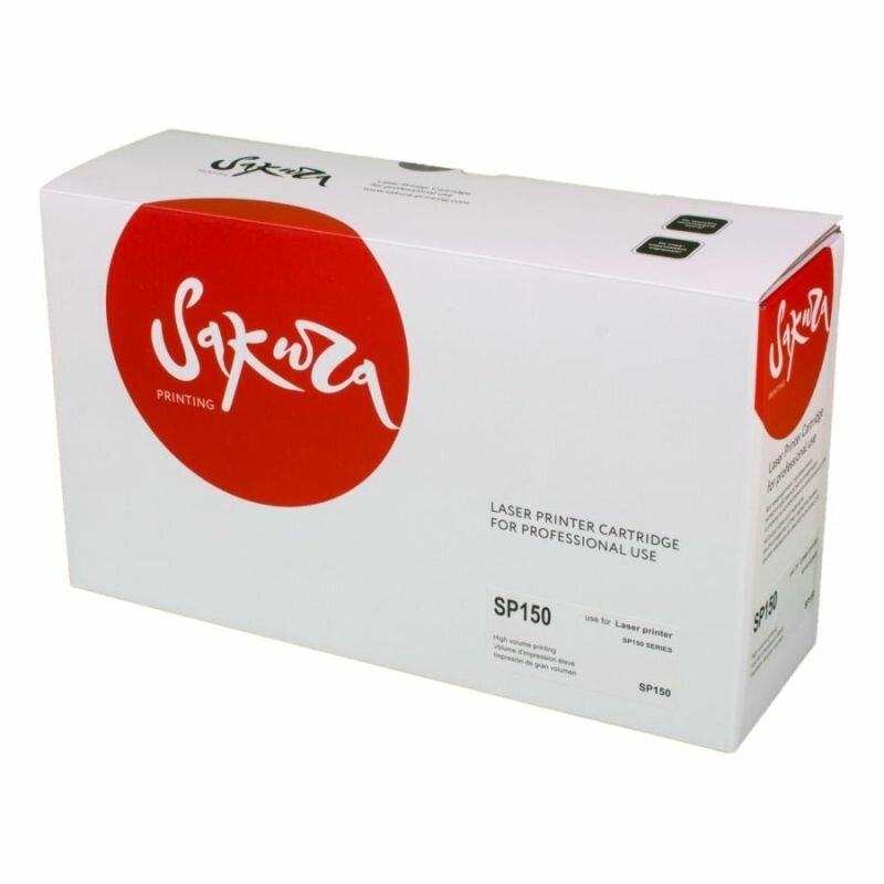 Картридж лазерный Sakura SP150HE (408010) чер. пов. емк. для Ricoh SP 150