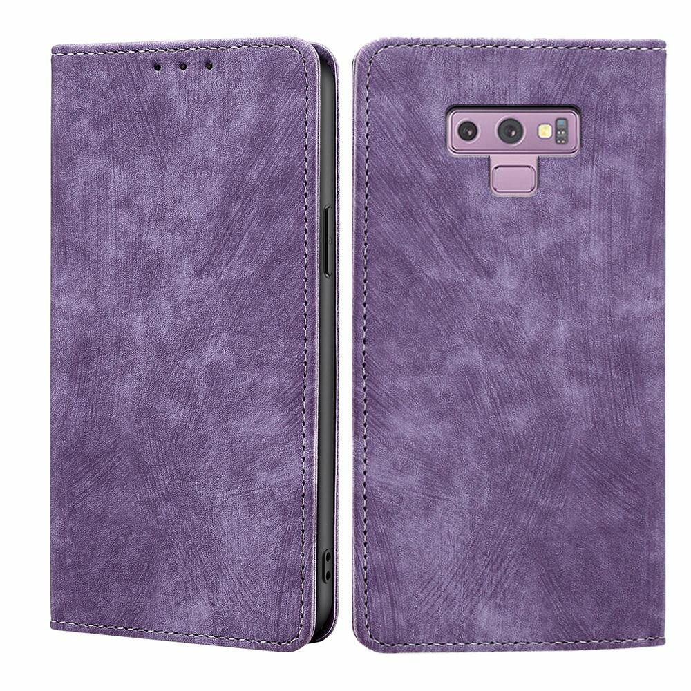 Чехол-книжка MyPads для Samsung Galaxy Note 9 / Самсунг Ноте 9 мягкое прикосновение (фиолетовый)