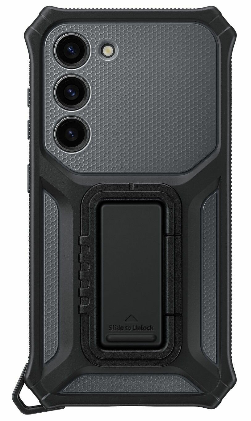 Чехол на Samsung Galaxy S23 Rugged Gadget Case EF-RS911CBEGRU титан