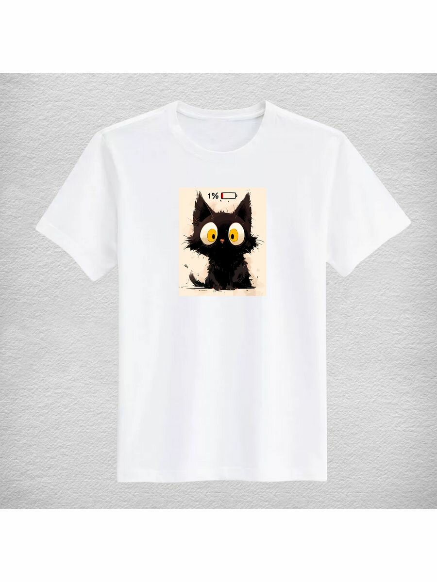 Футболка кот заряд