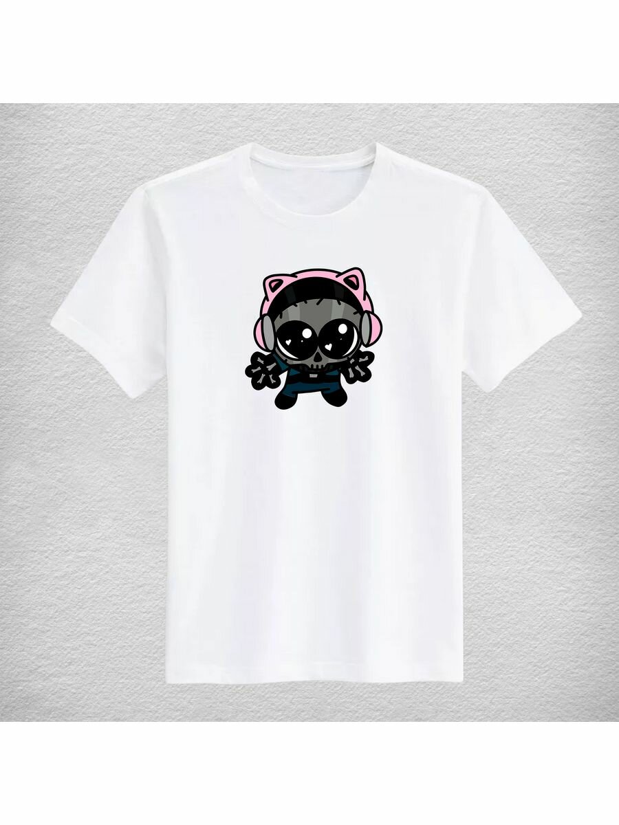 Футболка кот в наушниках