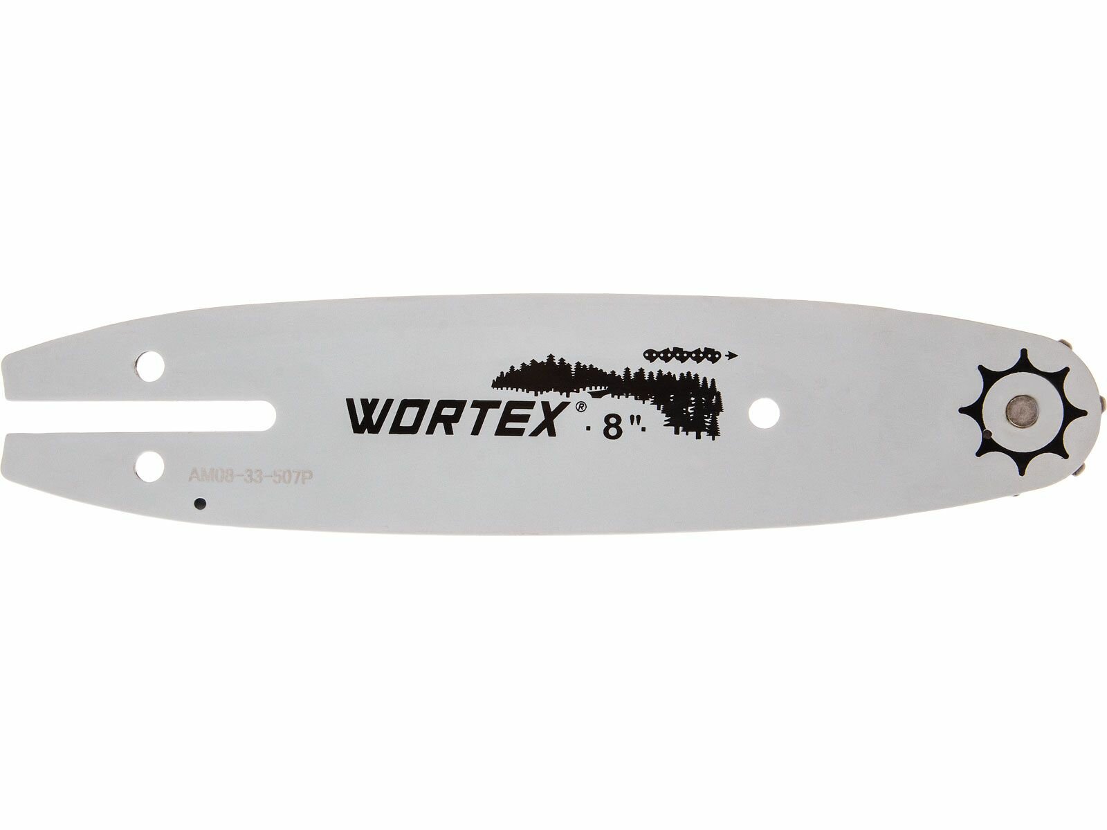Шина 20 см 8" 3/8" LP 1,3 мм WORTEX (0333300)