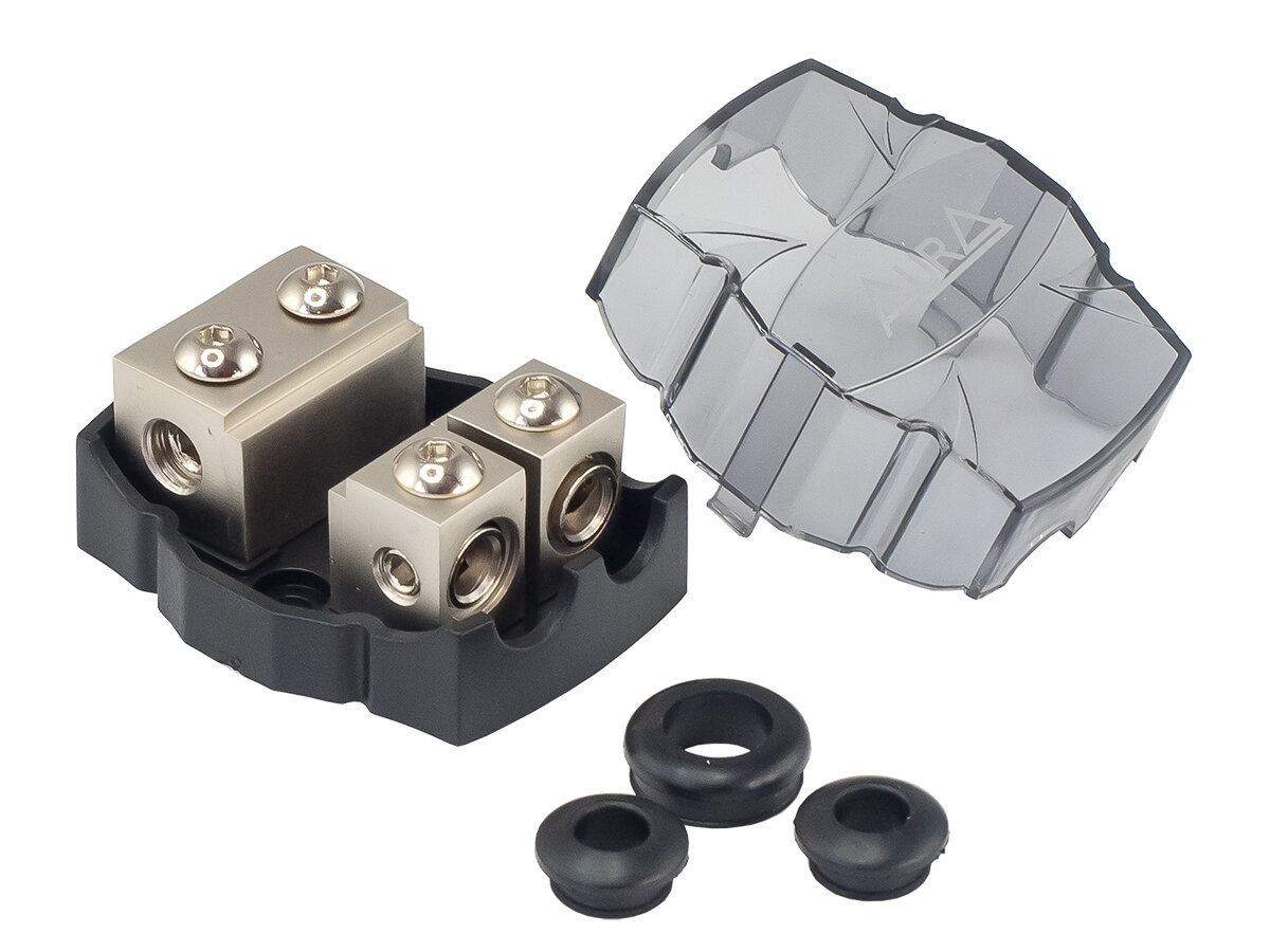 Держатель на 2 предохранителя miniANL, никель, AurA FHM-2148