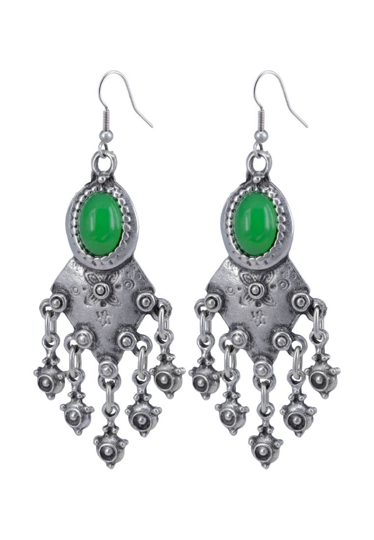 Серьги с подвесками, пластик