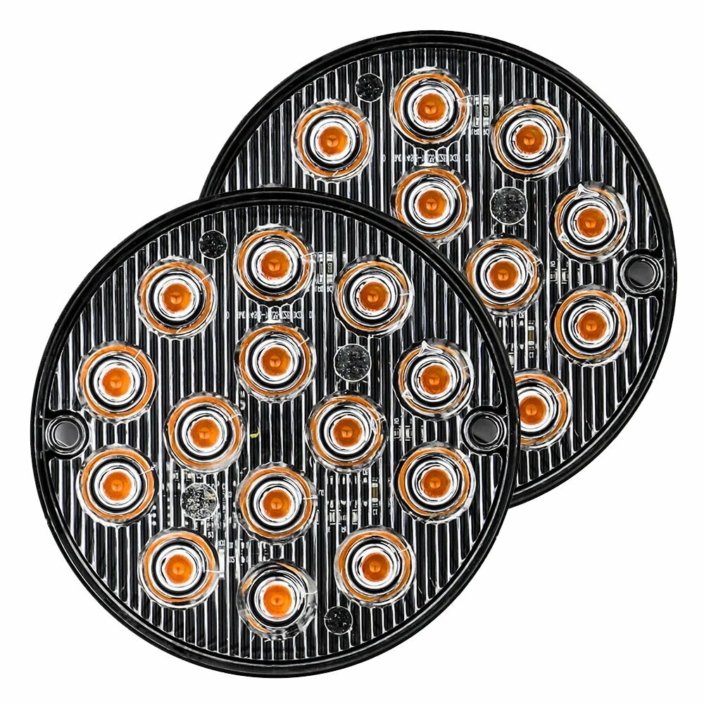 2 шт. светодиодный стробоскоп предупреждающий свет Стробоскопическая решетка мигающая лампа Красный