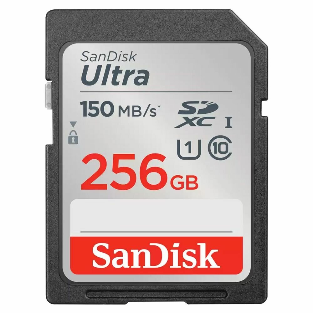Карта памяти SanDisk Ultra UHS I 256GB SD Card(SDSDUNC-256G-GN6IN)