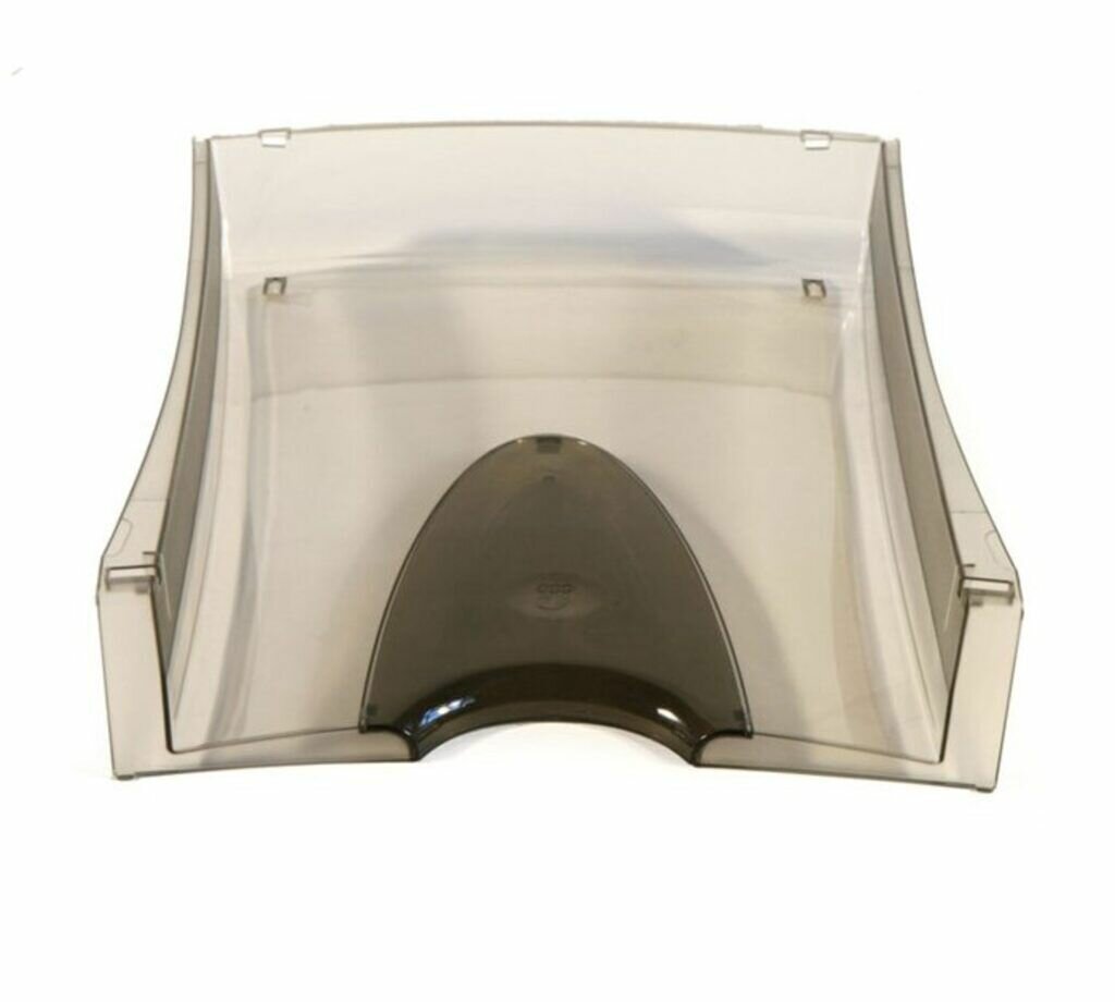 Лоток для бумаг унипласт "Премиум", горизонтальный, цвет Дымчатый