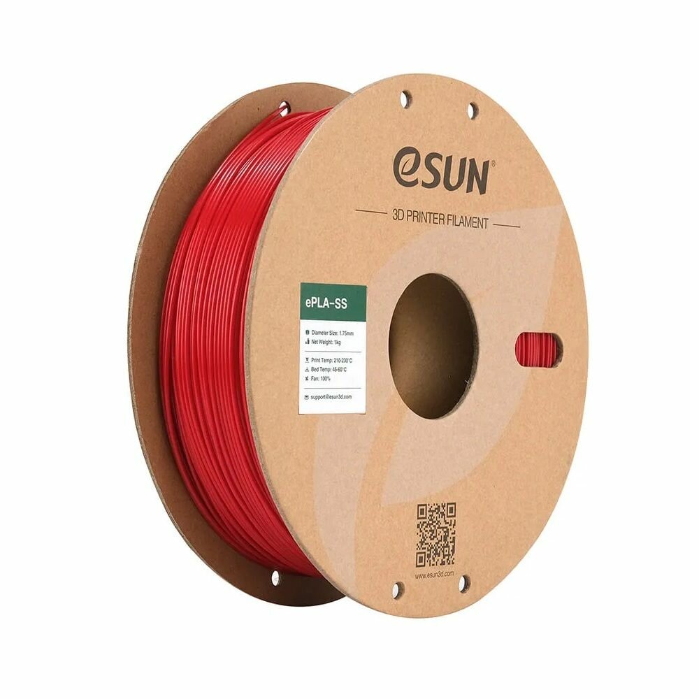 Катушка пластика ESUN ePLA-SS огненная 1.75 мм 1 кг, ePLA-SS-P175FR1