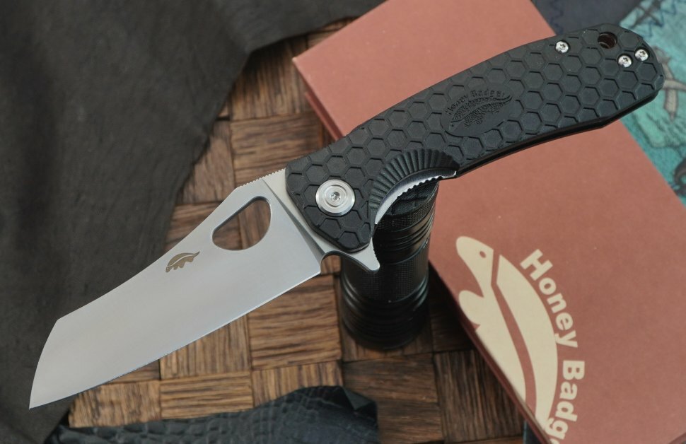 Складной нож Honey Badger Wharnclever D2 M Black
