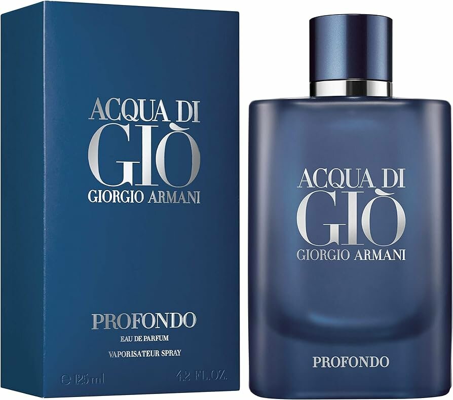 Armani Acqua Di Gio Profondo, 125 мл, Парфюмерная вода Мужская