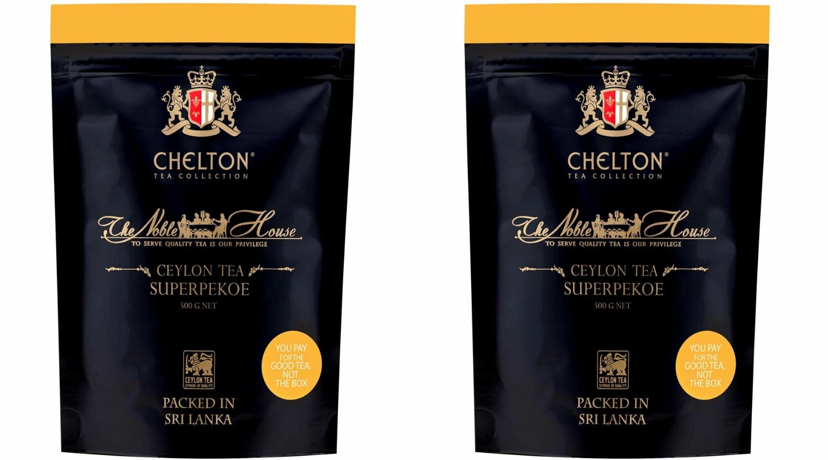 CHELTON чай черный Благородный Дом Super рекое, 500 г, 2 шт