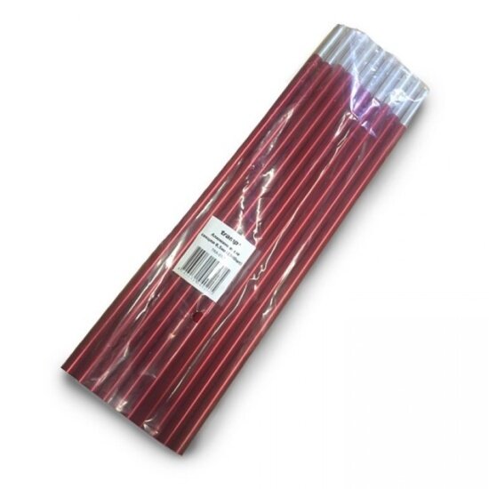 Сегменты дуги Tramp алюминиевой 8,5мм (10 шт), красные