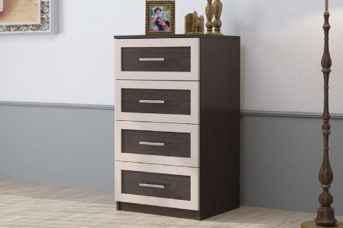 Комод Мебелинк 500-09 Венге Цаво для одежды 50*90*43