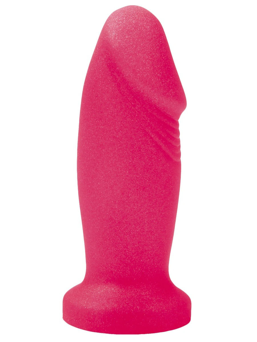 Анальная пробка, розовая, гелевая 13.5см