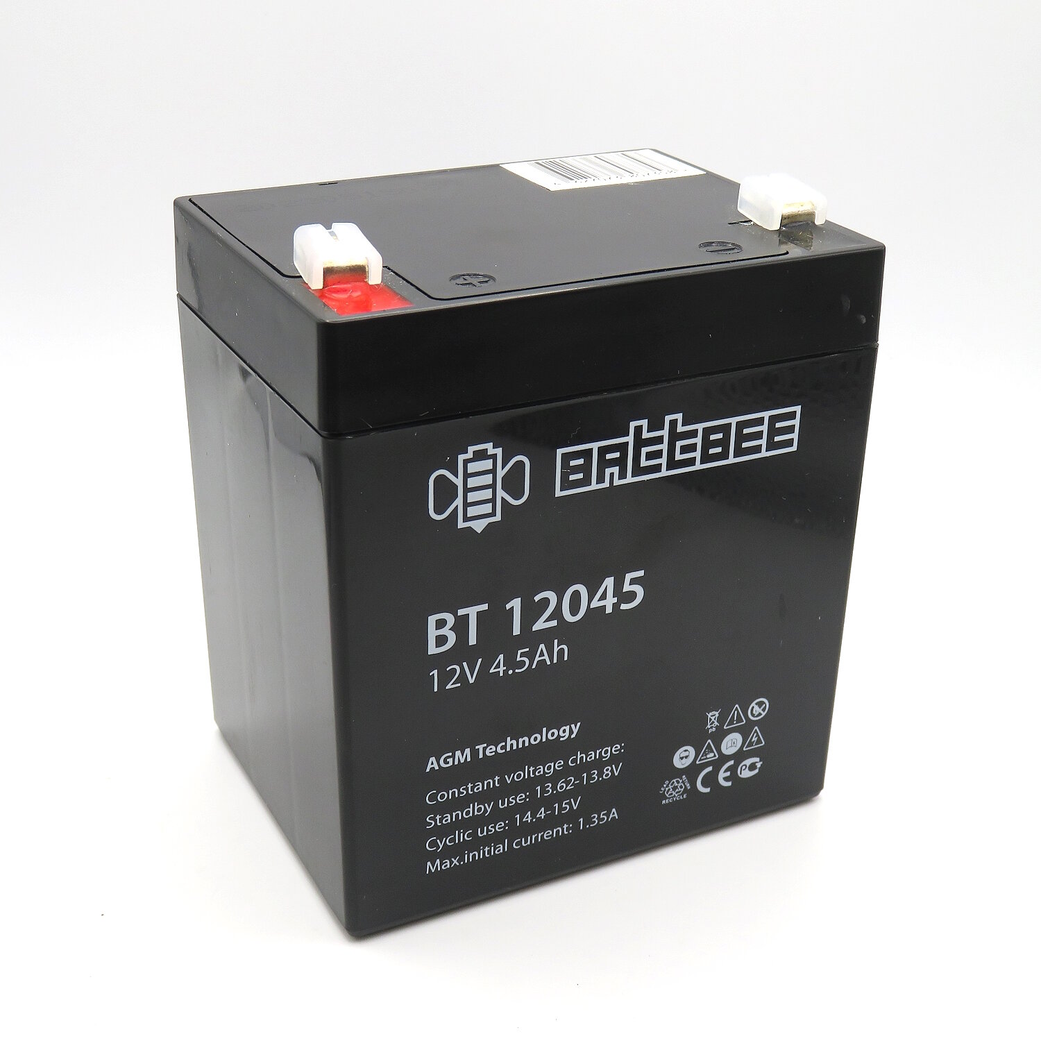 BT 12045 аккумулятор 4.5Ач 12В BattBee