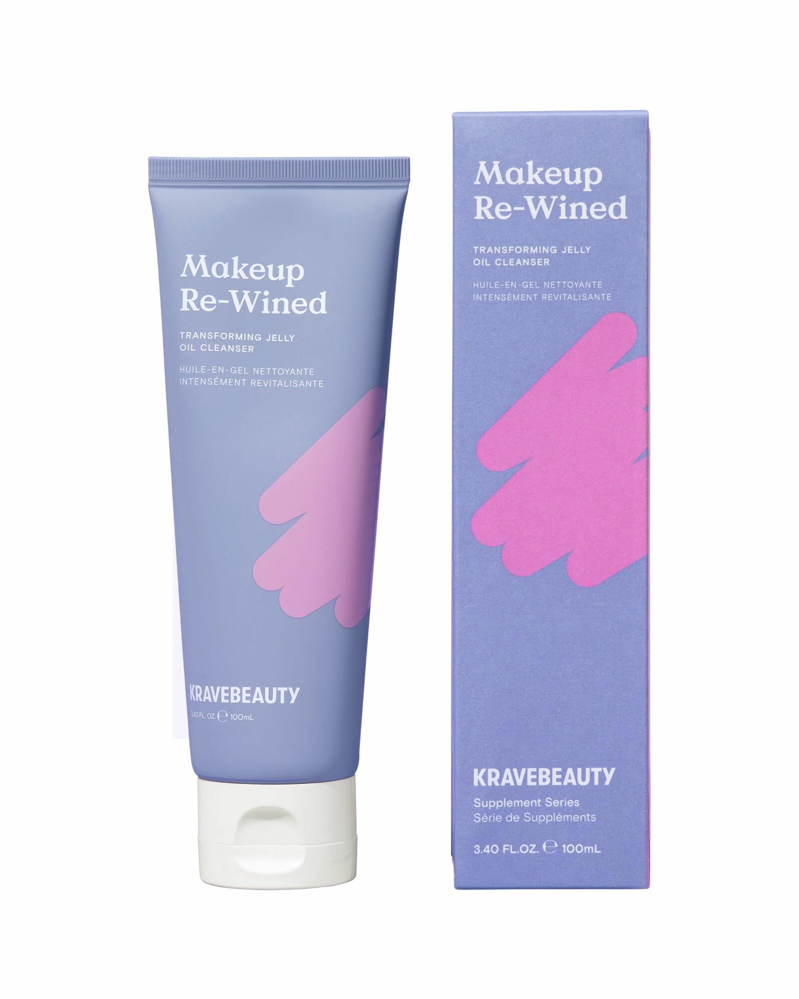 Очищающее средство для снятия макияжа KRAVEBEAUTY Makeup Re-Wined transforming jelly oil cleanser 100ml