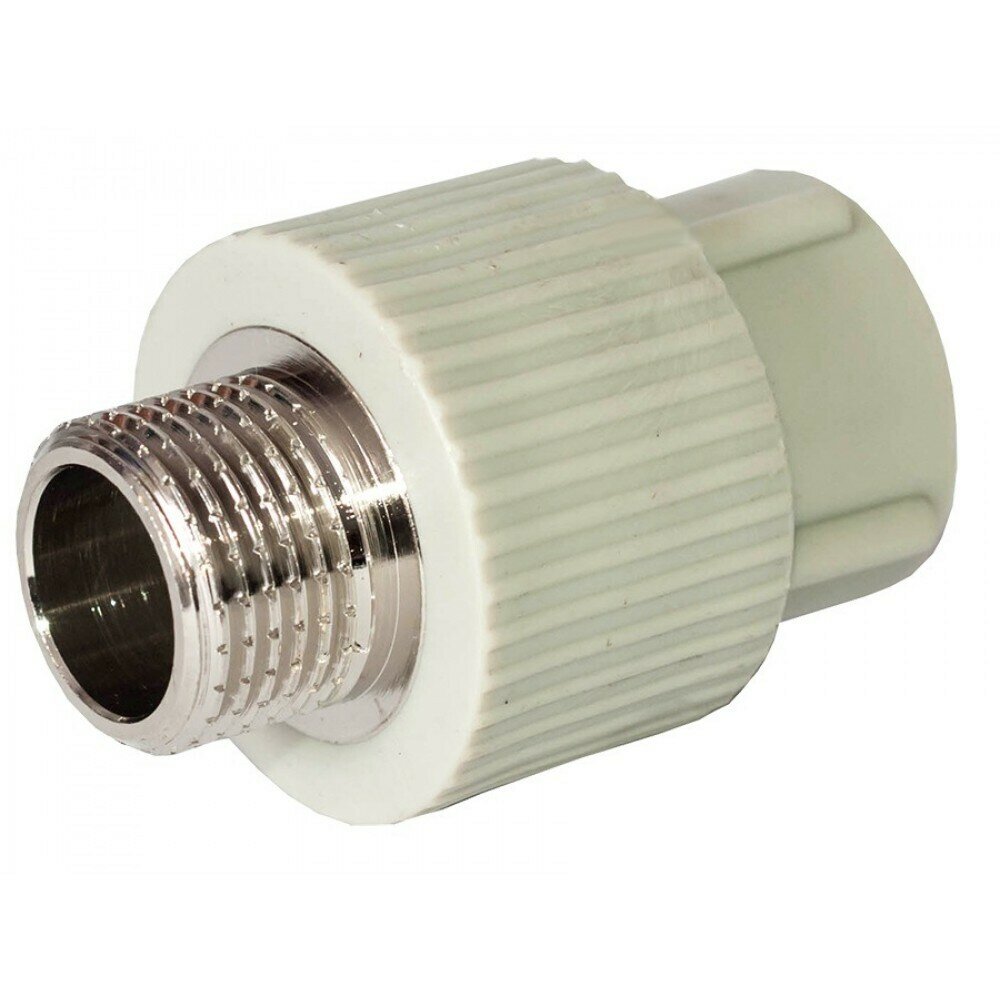 Муфта комбинированная Tebo TR-TB 20x3/4" наружная резьба серая