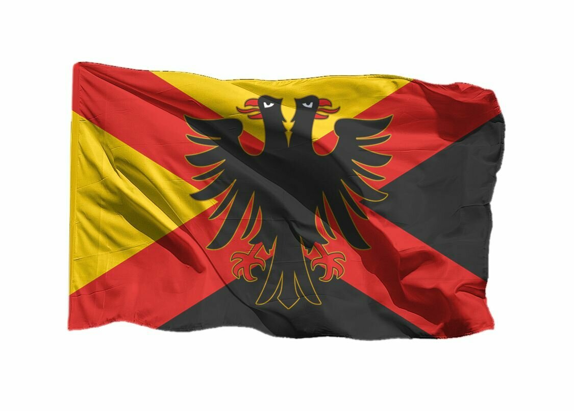 Флаг Ганзейская Федерация Metro Last Breath 90х135 см на шёлке для ручного древка