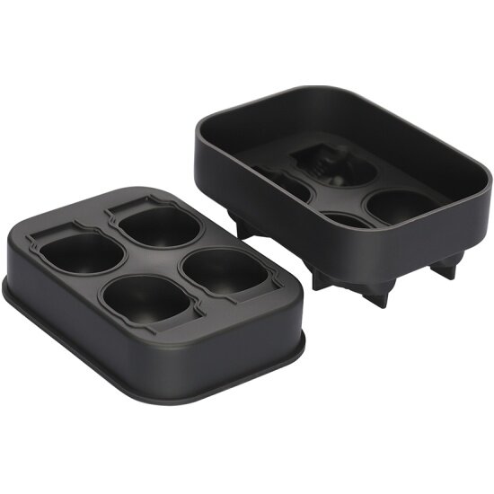 Форма Smart Solutions для льда Ice skull, графит (SS0000144)