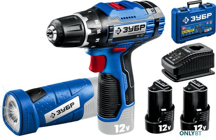 Дрель-шуруповерт Зубр DL-121-22F