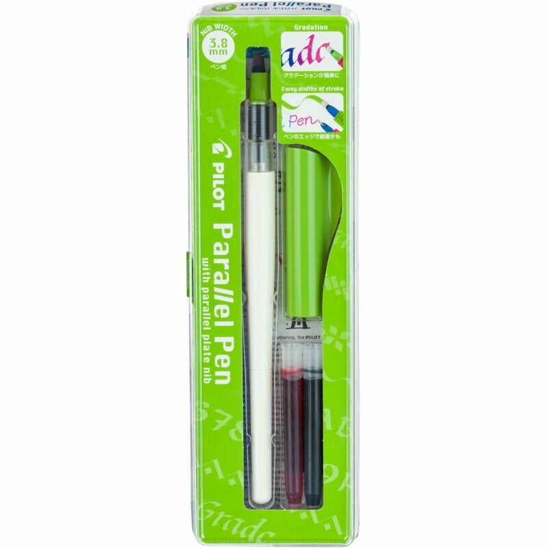 Pilot Ручка перьевая, Parallel Pen, для каллиграфии, 3.8 мм.