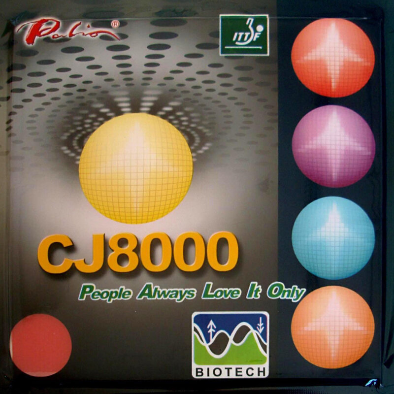 Накладка для настольного тенниса Palio CJ8000 Biotech 2-side Loop 36-38, Red, 2.2