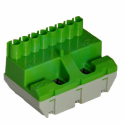 Шина земля ZK82G самозажимная PE 8x4+2x25мм2 1SPE007715F9713 АВВ (2 шт. в наборе)