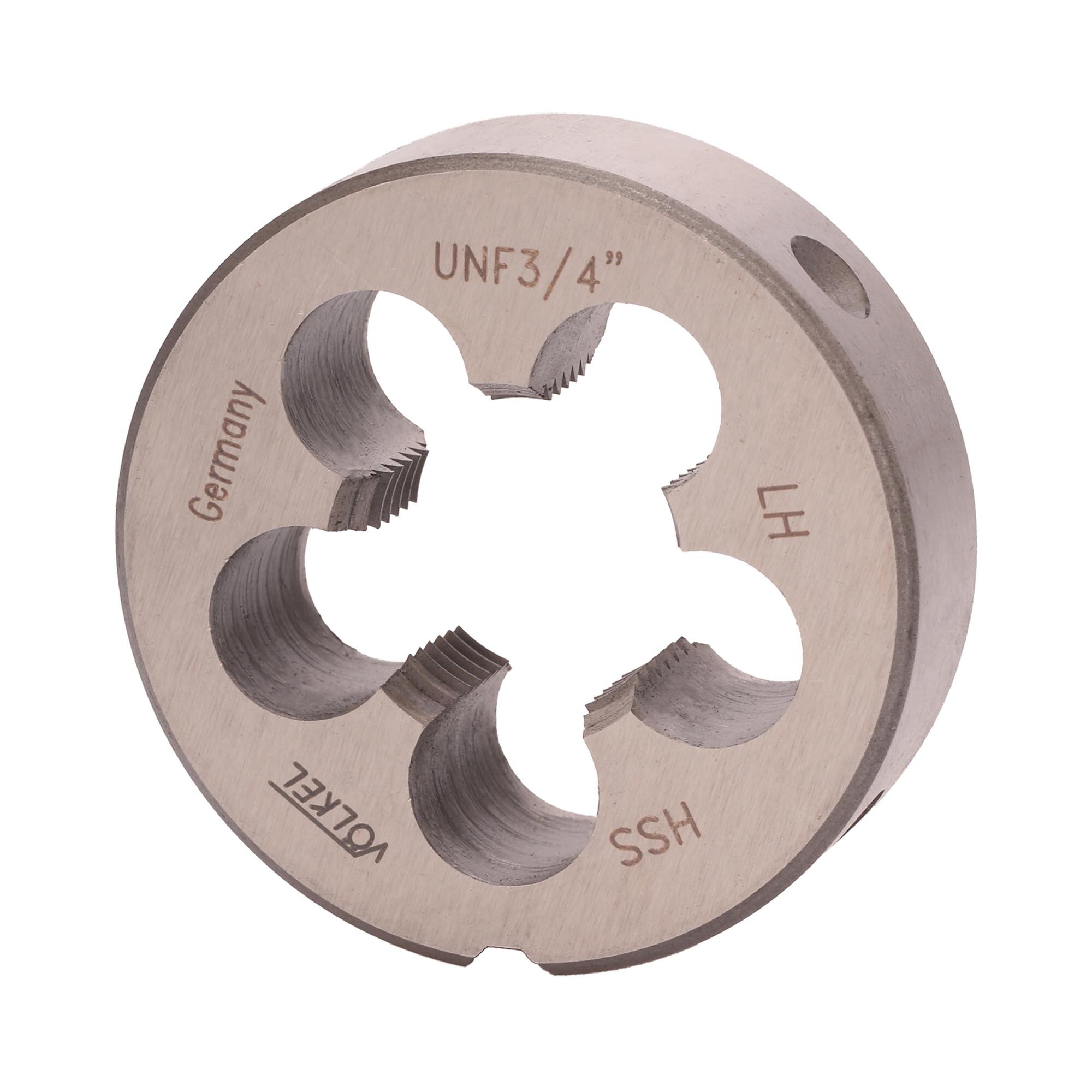 Плашка левая Volkel UNF 3/4"-16 HSS DIN EN 22568 2A 45x14мм V24230