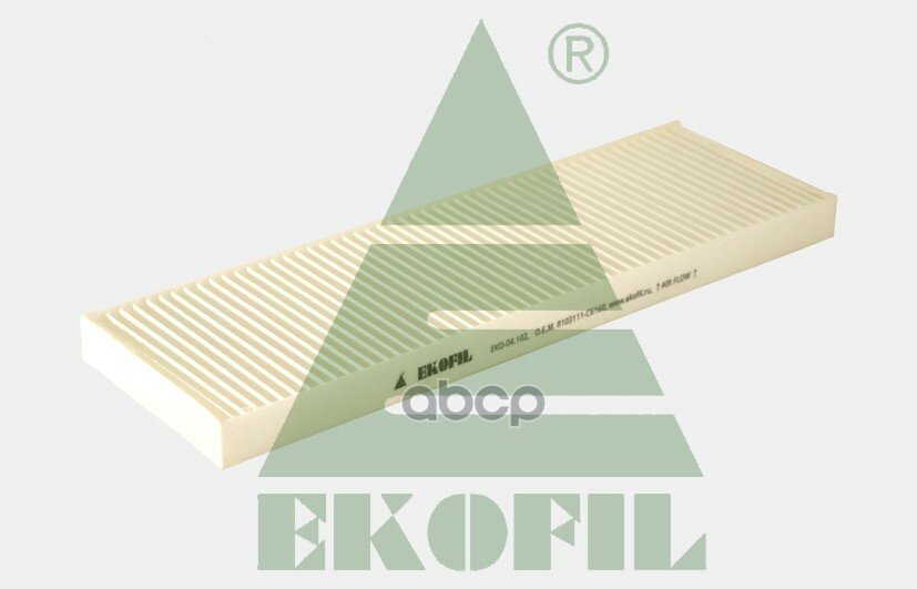 Фильтр воздушный салона DONGFENG EKOFIL Ekofil арт. EKO04102